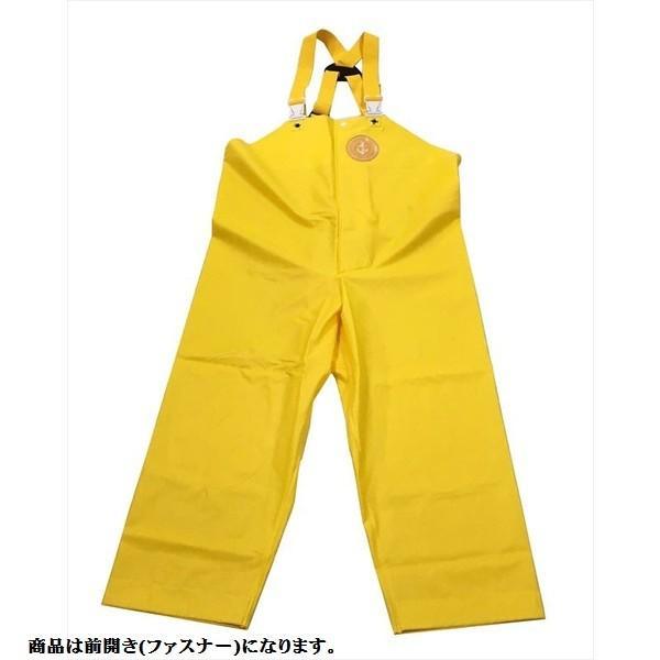 川島商事 クラフテル イカリ印 レインウエアー 胸付ズボン前開 4L イエロー : G.A.Fストア ヤフー店 - 通販 - Yahoo!ショッピング
