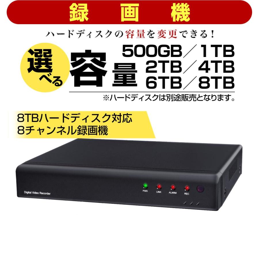 防犯カメラ 録画機 レコーダー 8台 8チャンネル 録画 AHD 1080P 防犯カメラ 録画機 レコーダー 8台 8チャンネル 録画 AHD 1080P