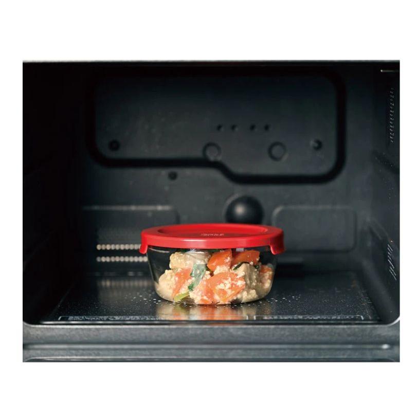 ハリオ 耐熱ガラス製保存容器丸3個セット レッドMST-3018-R〇コンテナ 丸 赤 保存 耐熱ガラス製 HARIO : Good FeeL(グッドフィール) - 通販 - Yahoo!ショッピング
