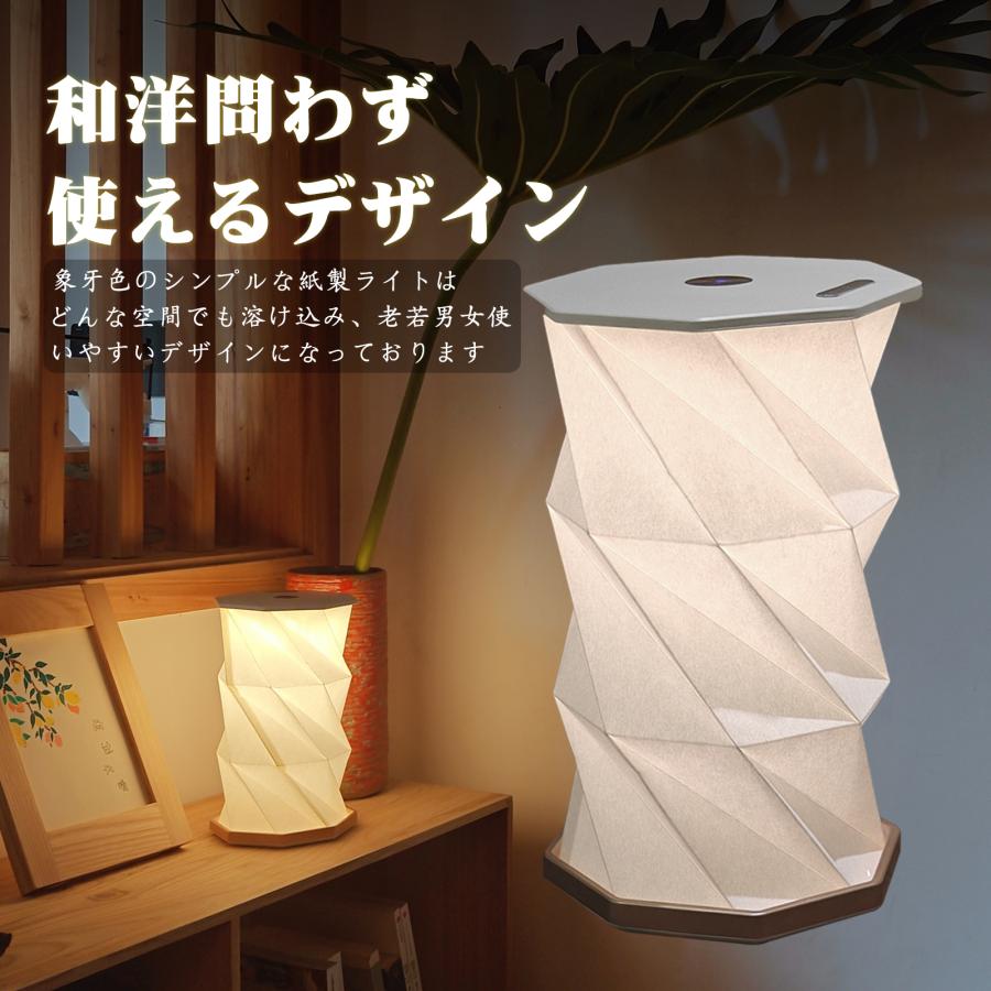 充電式LEDライト ランタン LED 折りたたみ 無段階調光 タッチセンサー 電球色 120lm 20時間点灯 和風照明 ルームライト 授乳灯 常夜灯 防災 TYPE-C HM-X3L :hm ...
