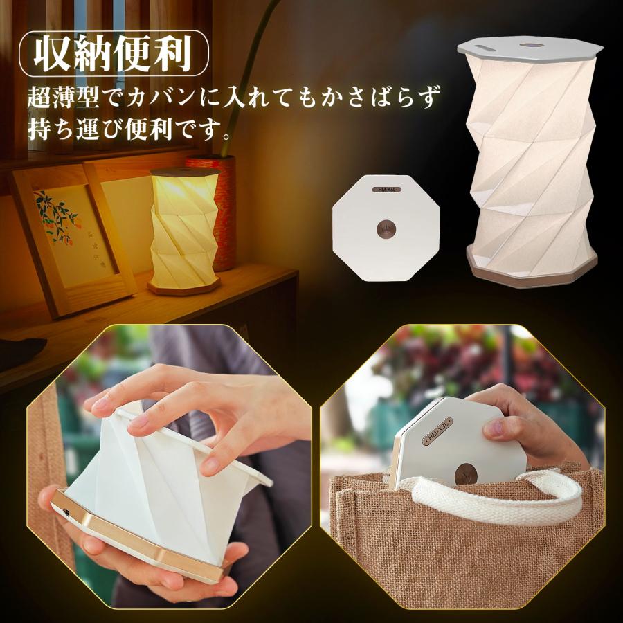 GOODGOODS LED ランタン USB充電式 おしゃれ 電球色 小型 携帯型 軽量 無段階調光 折り畳み プレゼント 防災グッズ インテリア 常夜灯 キャンプ HM-X3L : グッド ...