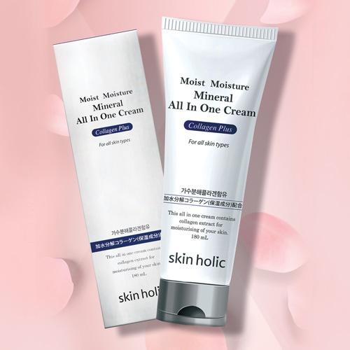 skin holic（スキンホリック） ミネラル オールインワン クリーム / 180ml モイストモイスチャー 4つのスキンケアをこれ1本で : goodkoreamart - 通販 ...