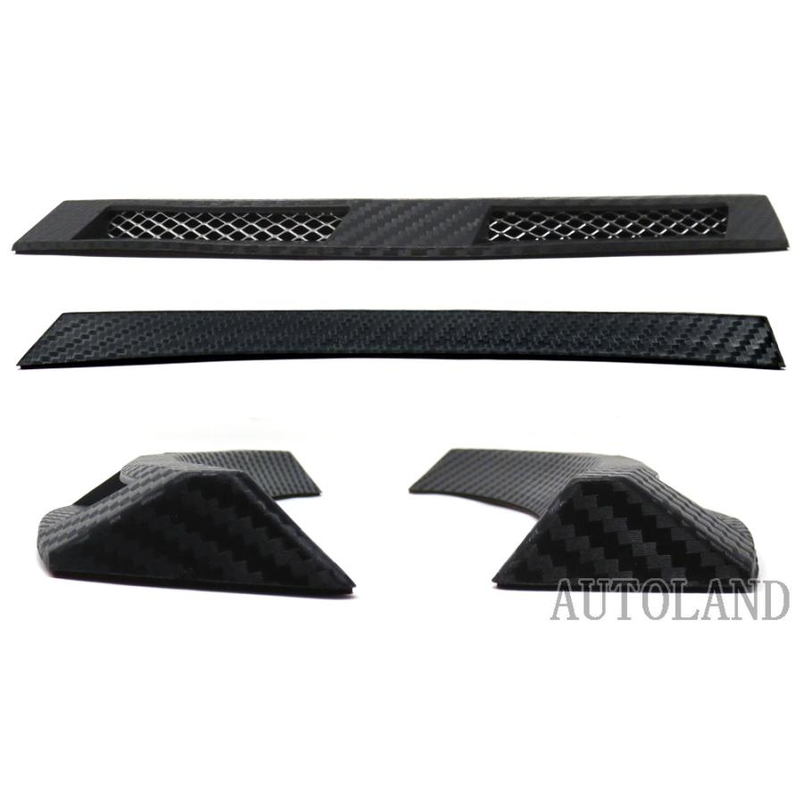 フェンダーダクト 左右セット 織込み調カーボンデザイン アルミメッシュ採用 汎用ダミーダクト ボンネット ルーフ等にも : オートランド ...
