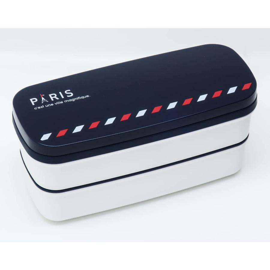 OSK PARIS ランチボックス二段(仕切付) 日本製 PW-28K : グッドライフメディアセンター本店 - 通販 - Yahoo!ショッピング