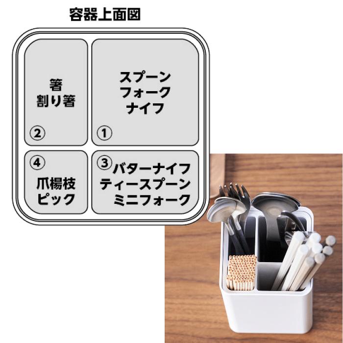 山崎実業 tower タワー 蓋付き カトラリースタンド スマート カバー付き ホコリ防止 箸立て 仕切り付き 全2色 5372 5373 : グットライフショップ ヤフー店 - 通販 ...