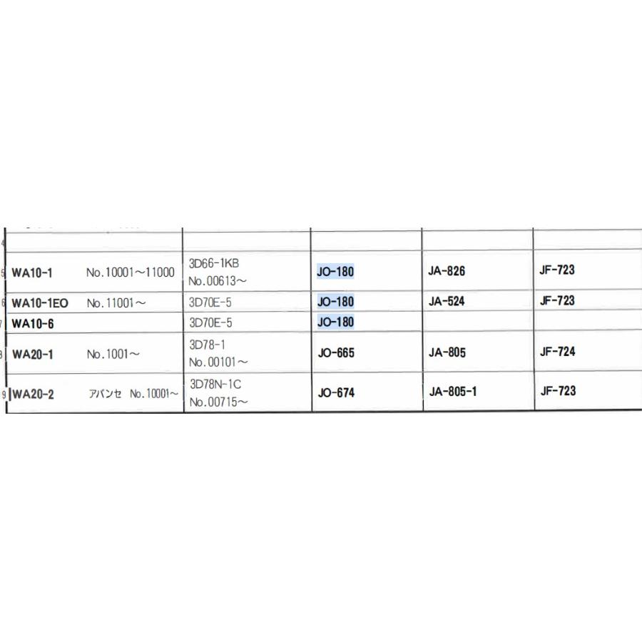 JO-180 コマツ 小松製作所 ホイルローダ コンプレッサー ユニオン製 品番要確認 オイルエレメント オイルフィルター : jo-180-41 : クールパーツ 自動車部品 - 通販 ...