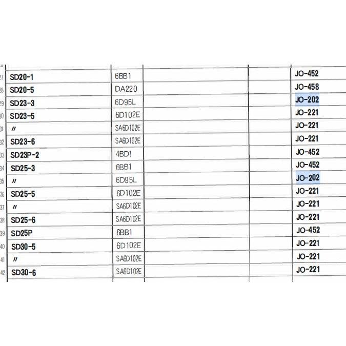 JO-202 コマツ フォークリフト SD23-3 6D95L の一部 ユニオン製 品番要確認 オイルエレメント オイルフィルター 産業機械用 : クールパーツ 自動車部品 - 通販 ...