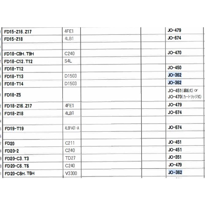 JO-362 TCM フォークリフト FD10 FD15 FD18 の一部 ユニオン製 品番要確認 オイルエレメント オイルフィルター 産業機械用 : クールパーツ 自動車部品 - 通販 ...