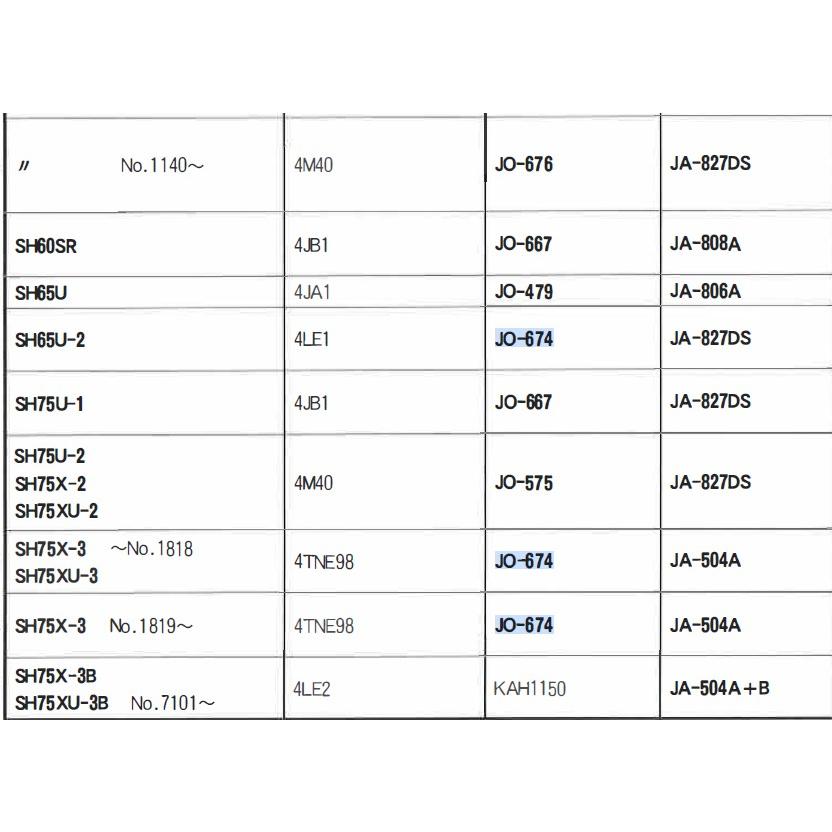 JO-674 住友建機 SH15 SH20 SH25 SH28 SH30 SH35 SH40 SH45 の一部 ユニオン製 品番要確認 オイルエレメント オイルフィルター 産業機械用 ...