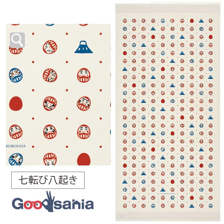 kontex コンテックス バスタオル 布ごよみ 大きなタオルてぬぐい 七転び八起き サンドベージュ 約58×120cm 52527-049 : Goodsaniaマック土居店 - 通販 ...