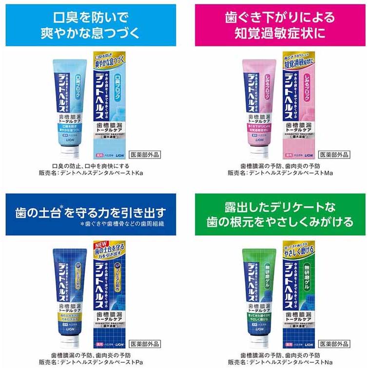 デントヘルス 薬用ハミガキ 口臭ブロック 85g :4903301276005:Goodsaniaマック土居店 - 通販 - Yahoo!ショッピング