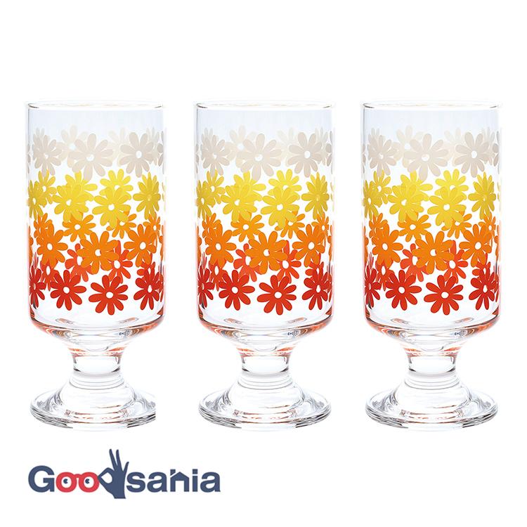 東洋佐々木ガラス 脚付きグラス 復刻！昭和のプリントグラス ステムグラス ファニー 日本製 食洗機対応 クリア 285ml 3個セット 33051 : Goodsaniaマック土居店 - 通販 ...