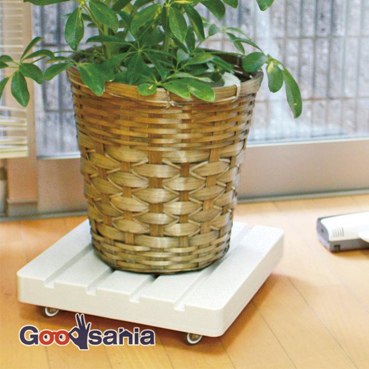 小原産業 平台車 万能キャスター台 日本製 ホワイト 約30×30×6.9cm CS-532 : 4952215031101 : Goodsaniaマック土居店 - 通販 - Yahoo!ショッピング