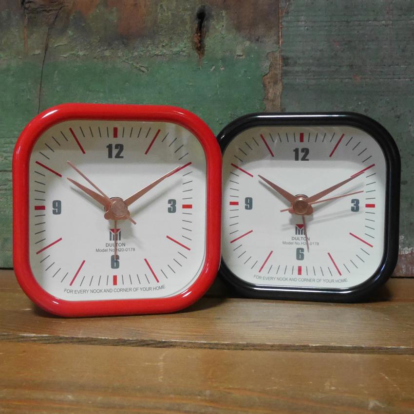 DULTON SQUARE ALARM CLOCK ダルトン 目覚まし時計 アメリカン雑貨 スクエア アラーム クロック : アメリカン雑貨の ...