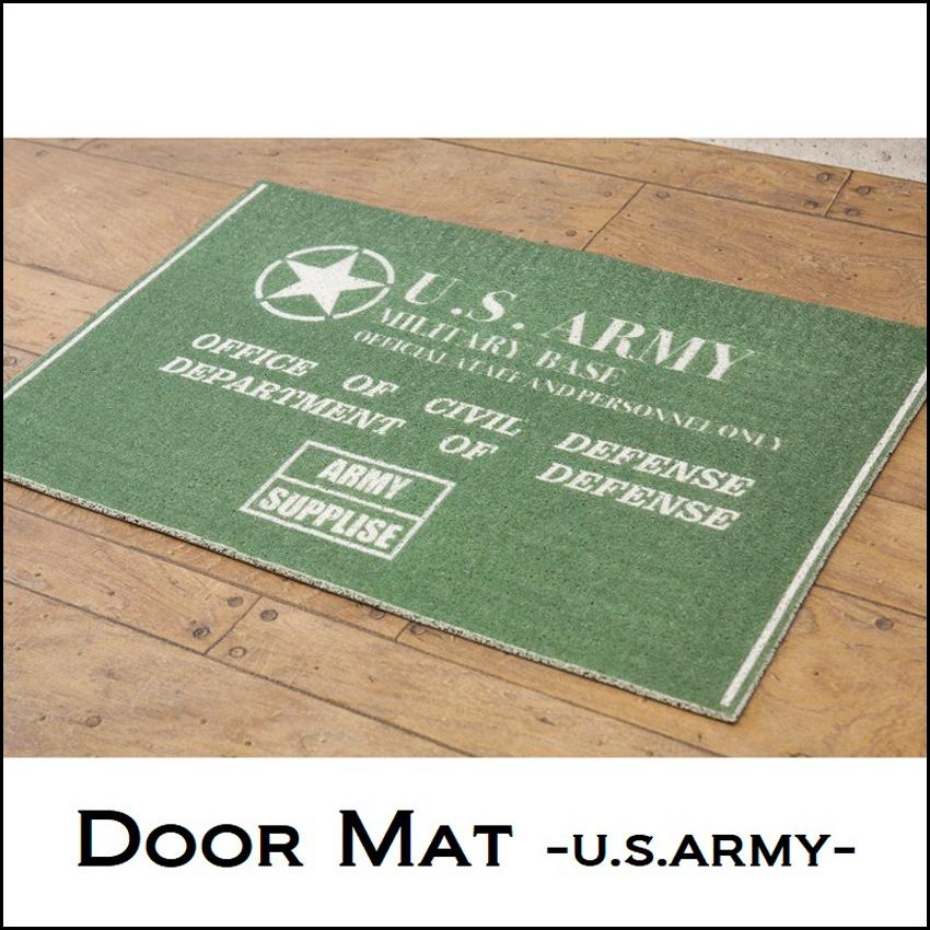 U.S.ARMY ドアマット Door mat 玄関マット ミリタリー アメリカン雑貨 : アメリカン雑貨のグッズファーム - 通販 ...