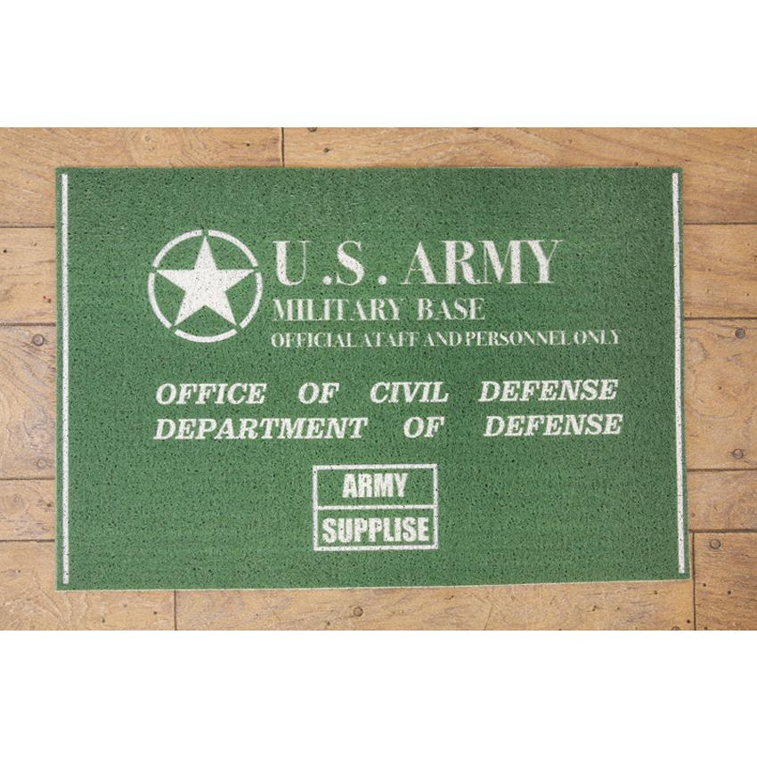 U.S.ARMY ドアマット Door mat 玄関マット ミリタリー アメリカン雑貨 : アメリカン雑貨のグッズファーム - 通販 ...