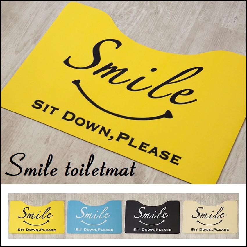 スマイル トイレマット Toilet mat Smile アメリカン雑貨 : アメリカン雑貨のグッズファーム - 通販 - Yahoo!ショッピング