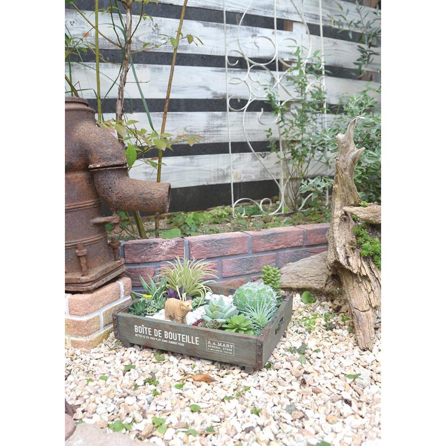 azi-azi シャビーウッドボックス Mサイズ 木箱 収納 プランター ガーデン インテリア : アメリカン雑貨のグッズファーム - 通販 - Yahoo!ショッピング