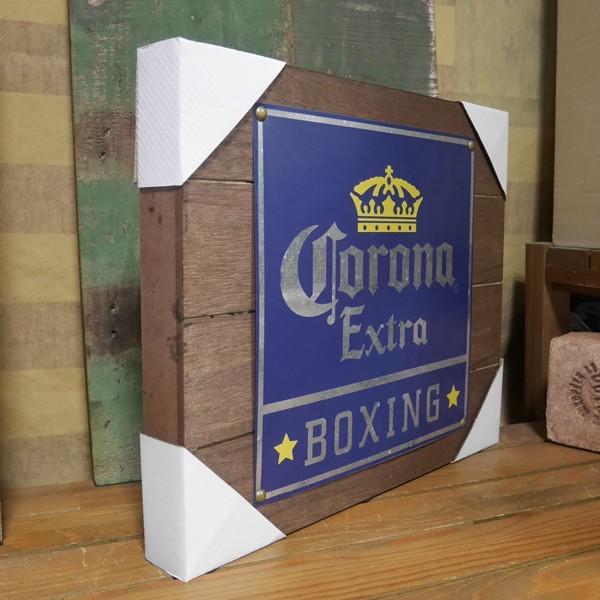 CORONA EXTRA BOXING ウッド＆ティンサイン インテリア 木製看板 コロナ : アメリカン雑貨のグッズファーム - 通販 ...