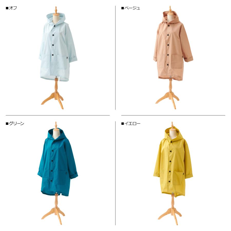 392plusm サンキューニプリュスエム レインコート レインウェア レディース ポンチョ 撥水 巾着付き RAIN COAT : 3pu-q006 : Goods Lab Plus ...