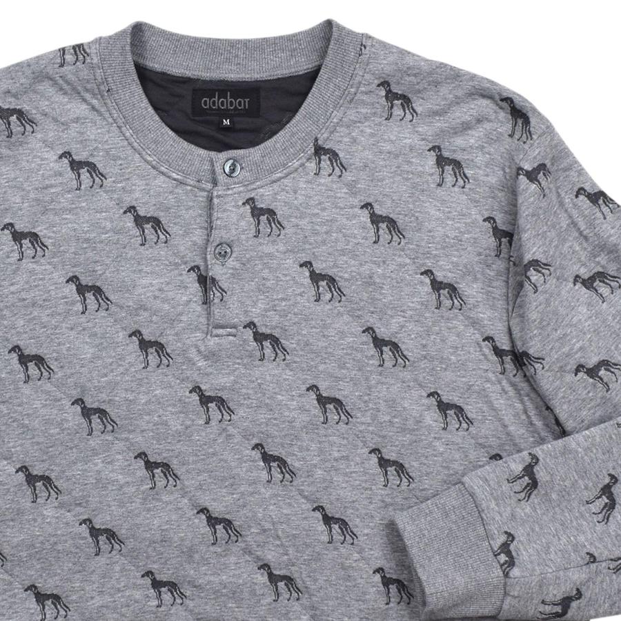 アダバット adabat ルームウェア 部屋着 パジャマ セットアップ ナイトウェア 長袖 メンズ グレー ネイビー 0240-95 : adb-iii-0240-95 : Goods Lab ...