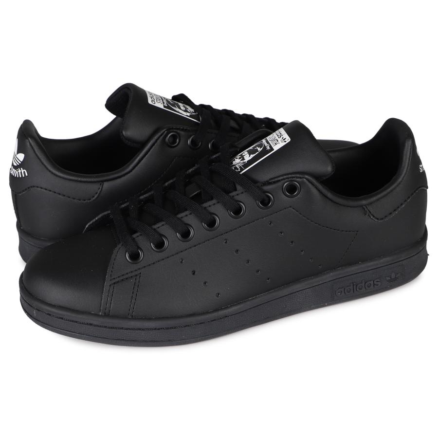 adidas Originals アディダスオリジナルス スタンスミス J スニーカー レディース STAN SMITH ブラック 黒 ...