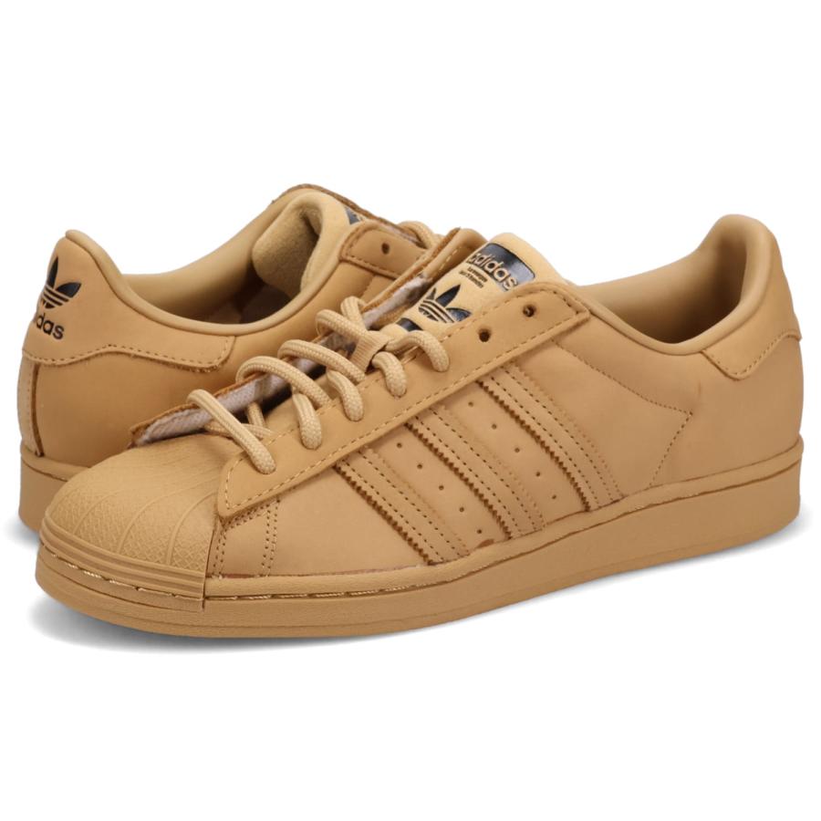 adidas Originals アディダスオリジナルス スーパースター スニーカー メンズ 撥水 防水 SUPERSTAR ベージュ ...