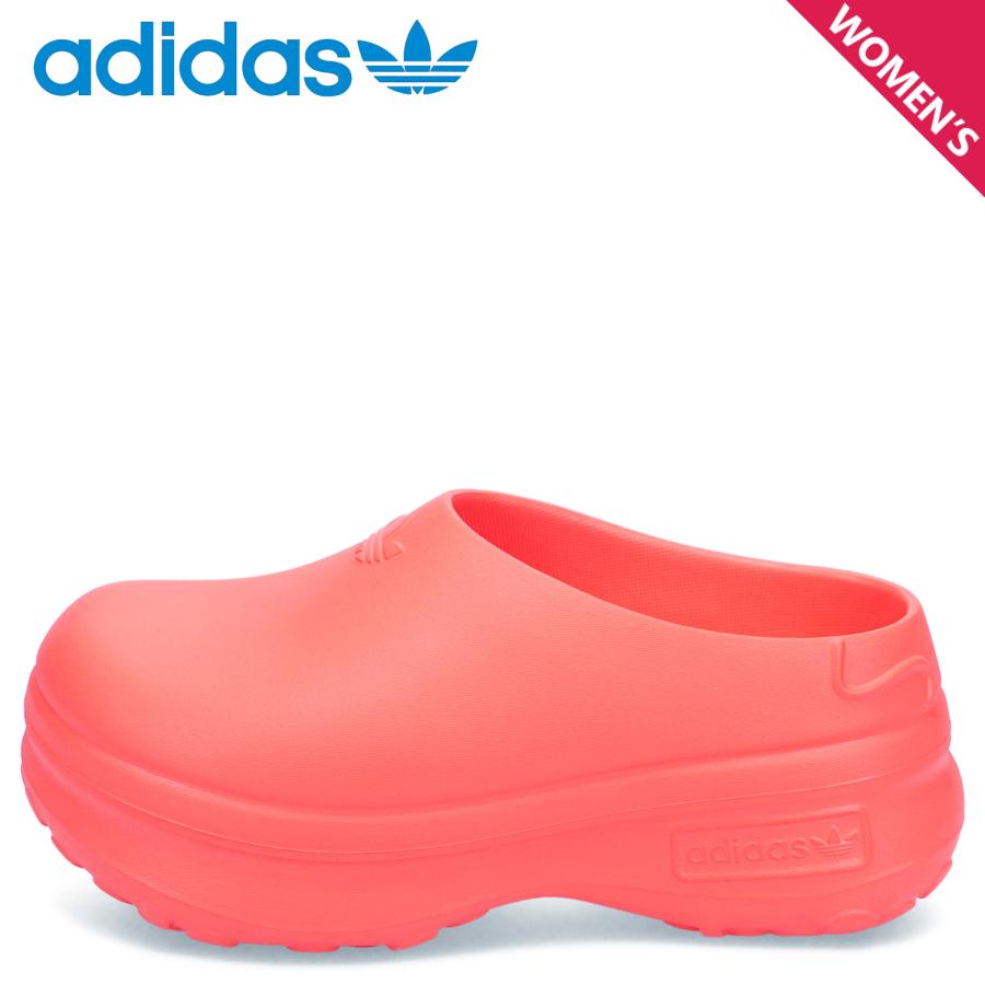 adidas Originals アディダスオリジナルス クロッグサンダル アディフォーム スタン ミュール レディース 厚底 レッド ...