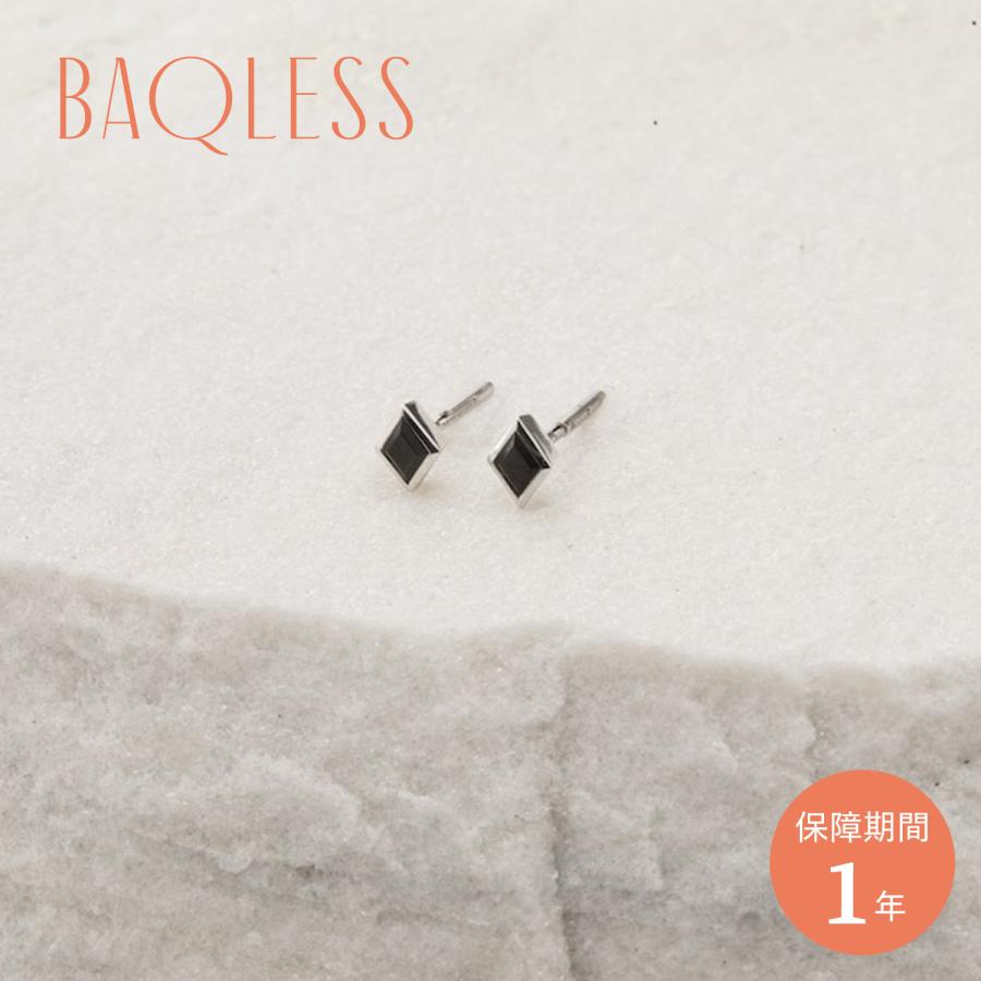 BAQLESS Baqless バックレス ピアス レディース 金属アレルギー対応 つけっぱなし キャッチなし シルバー925 サージカル ...