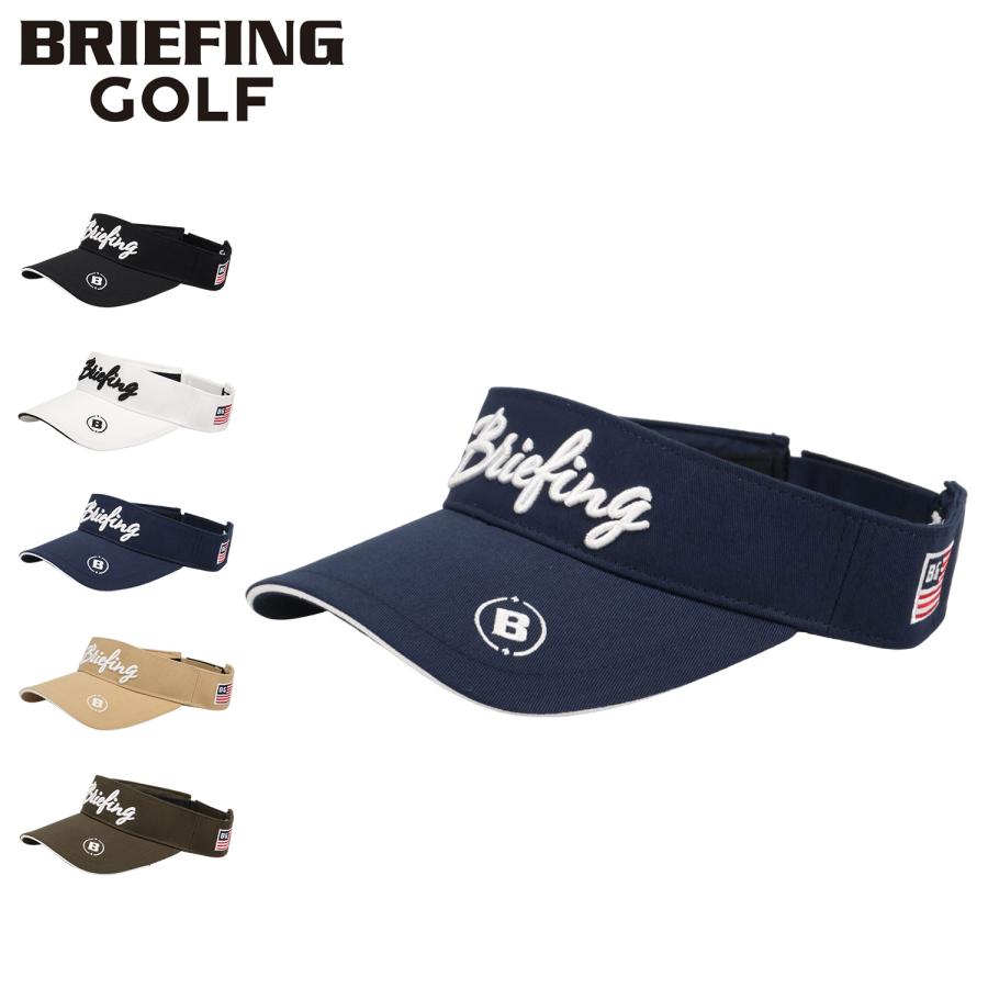 BRIEFING GOLF（ブリーフィングゴルフ） サンバイザー キャップ 帽子 ベーシック レディース サイズ調整可能 WOMENS BASIC VISOR BRG241W61 ...