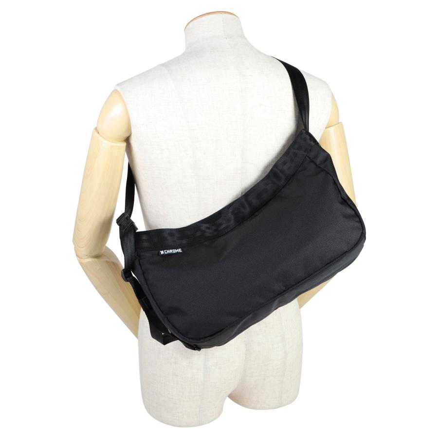 クローム CHROME ショルダーメッセンジャーバッグ メンズ レディース 9L 耐水 NEWSPAPER MESSENGER SM ブラック ホワイト グリーン 黒 白 JP198 ...