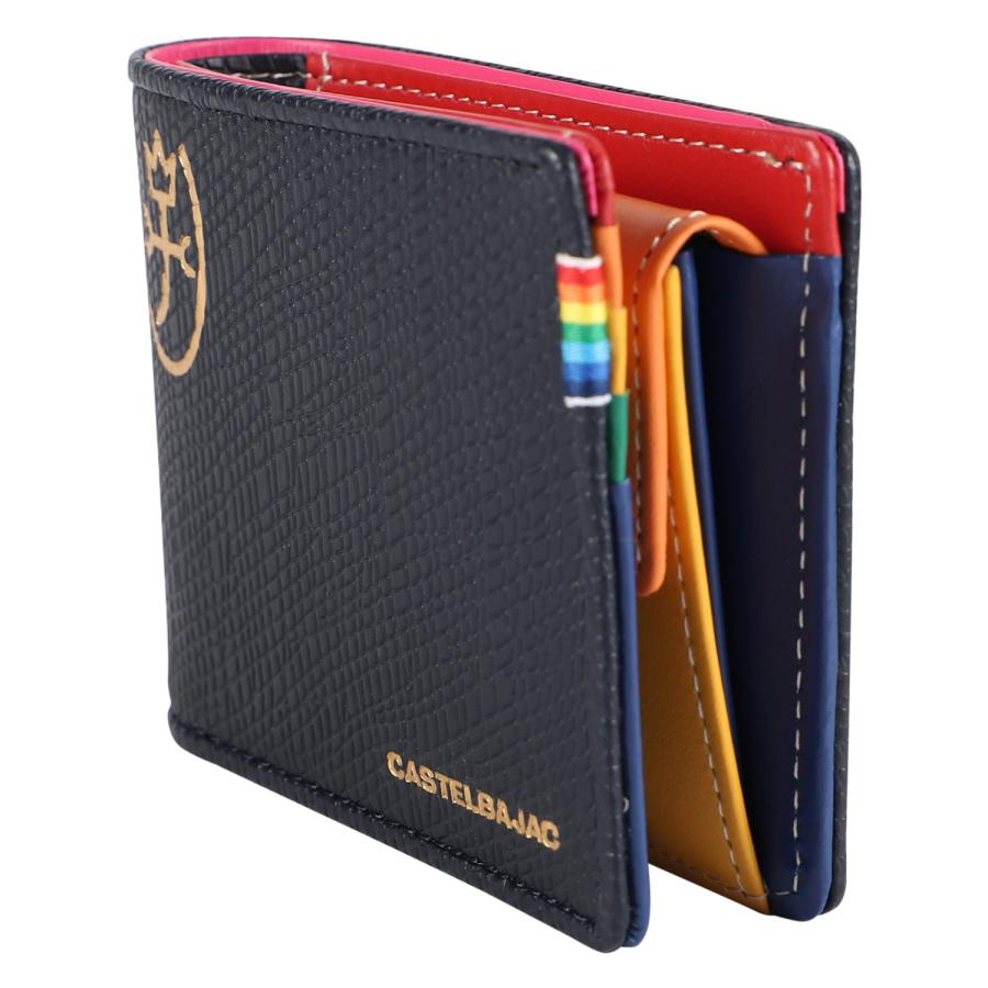 CASTELBAJAC（カステルバジャック） 財布 二つ折り レインボー メンズ