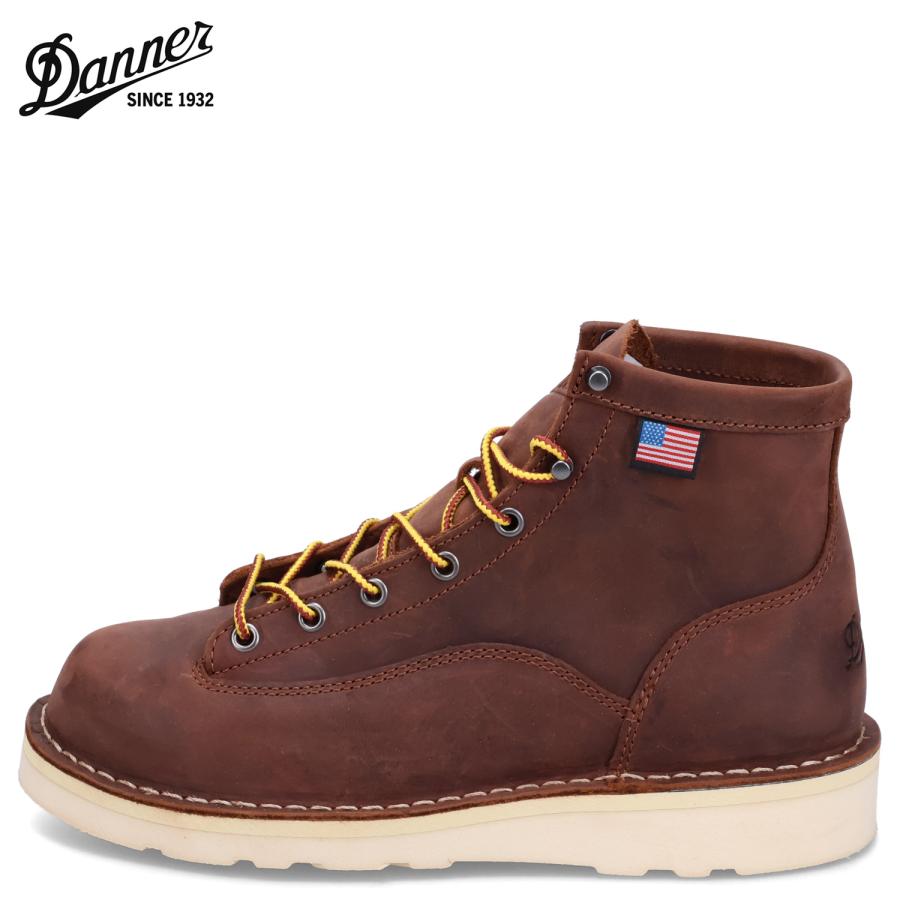 Danner（ダナー） ワークブーツ ブルラン 6 メンズ BULL RUN 6 ブラウン 15552 : Goods Lab Plus ...