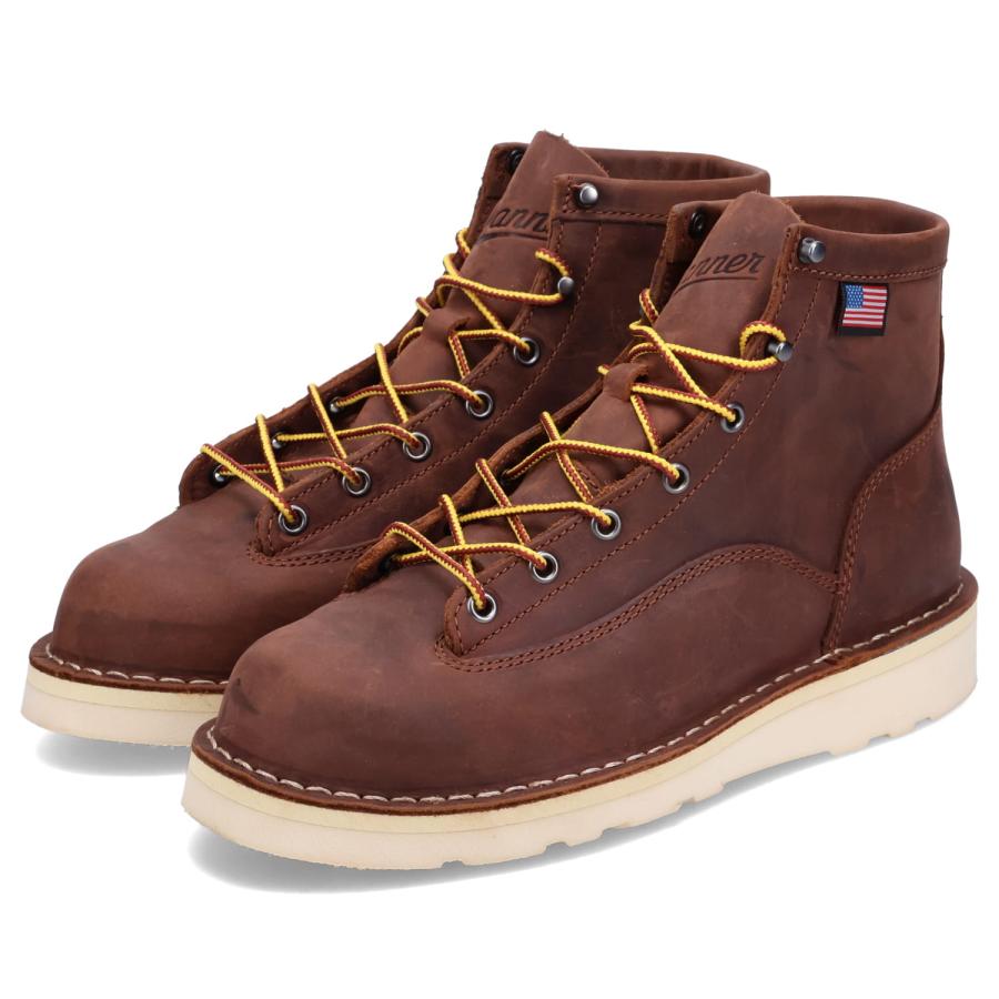 Danner（ダナー） ワークブーツ ブルラン 6 メンズ BULL RUN 6 ブラウン 15552 : Goods Lab Plus ...