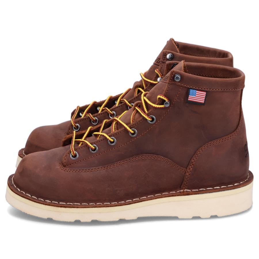 Danner（ダナー） ワークブーツ ブルラン 6 メンズ BULL RUN 6 ブラウン 15552 : Goods Lab Plus ...