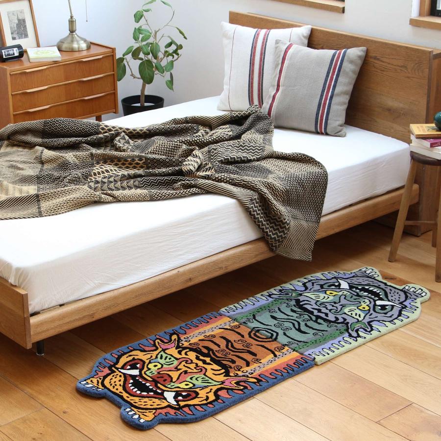 DETAIL ディテール ラグ ラグマット カーペット 絨毯 Hシリーズ トラ 厚手 50×70cm チべタン タイガーラグ TIBETAN TIGER RUG 3316 : Goods ...
