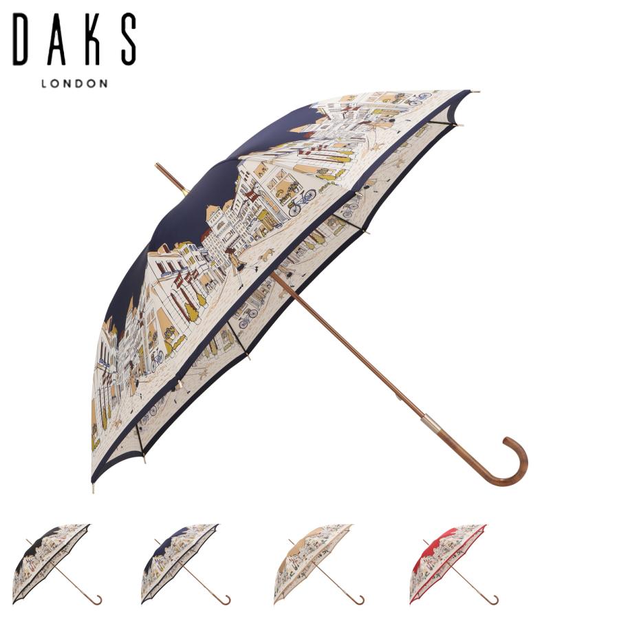 DAKS ダックス 長傘 雨傘 レディース 60cm 軽量 日本製 ブラック ネイビー ベージュ レッド 黒 21-125-11109-00 : Goods Lab Plus - 通販 ...