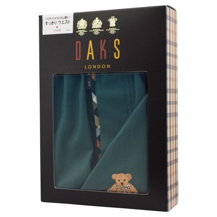 DAKS ダックス トランクス 下着 インナー アンダーウェア メンズ 前開き M-L メンズ下着 男性 TRUNKS レッド グリーン 0183-01 : Goods Lab Plus ...