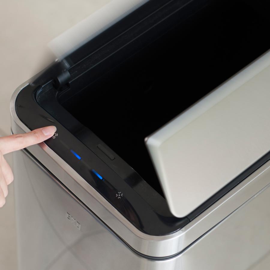 EKO イーケーオー ゴミ箱 ダストボックス 45L デラックスファントムセンサービン スリム フタ付き DELUX PHANTOM EK9287MT-45L : Goods Lab Plus ...