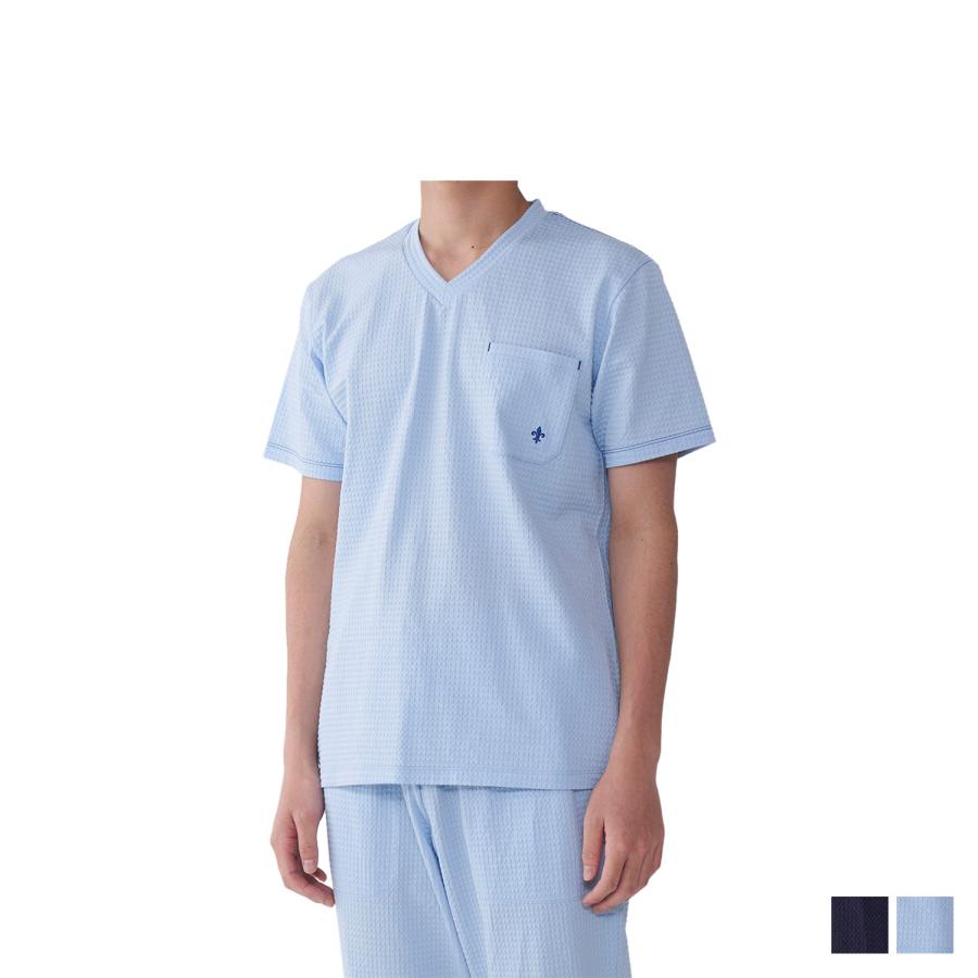 EPOCA UOMO エポカ ウォモ Tシャツ 半袖 インナーシャツ ホームウェア ルームウェア メンズ Vネック V NECK SHIRT ネイビー ブルー 0398-37 : Goods ...