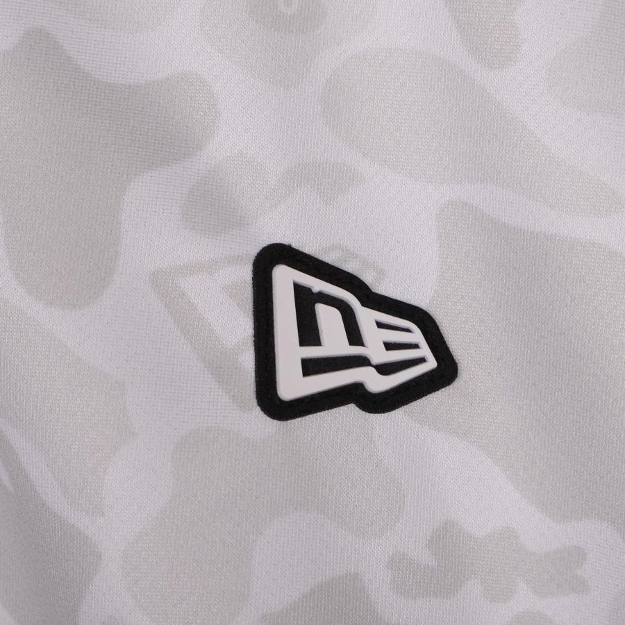 NEW ERA ニューエラ ゴルフ ポロシャツ 半袖 カモ メンズ GF POLO GOLF CAMO ブラック ホワイト 黒 白 ...