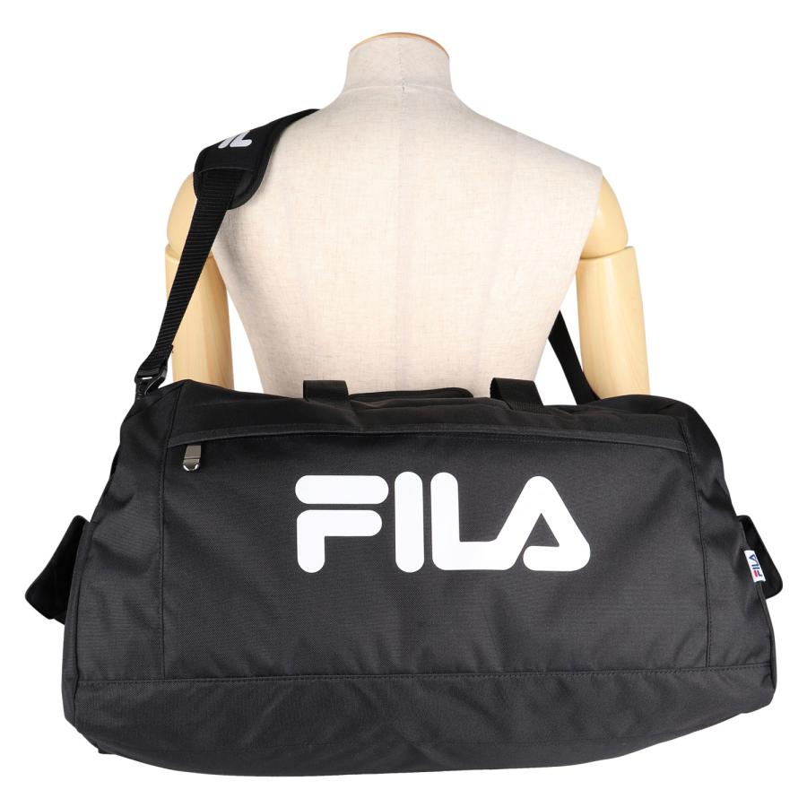 FILA フィラ ボストンショルダーバッグ メンズ レディース 42L 大容量 撥水 BOSTON BAG ブラック ネイビー 黒 7582 : Goods Lab Plus - 通販 ...