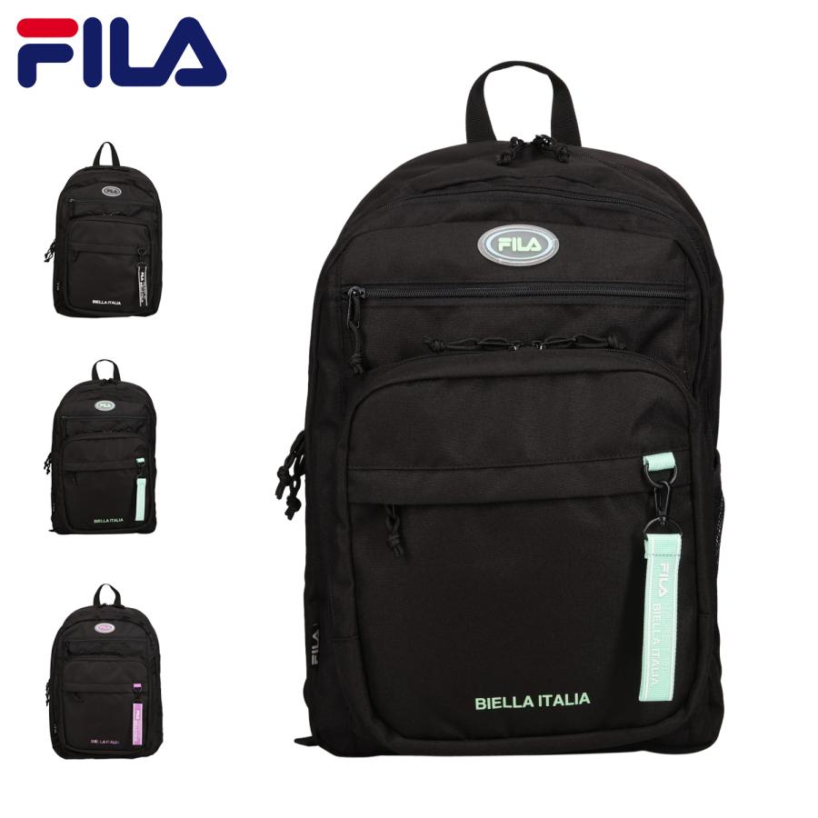FILA フィラ リュック バッグ バックパック ヴィルシーナ メンズ レディース 33L A4 B4 大容量 軽量 撥水 VERXINA ブラック 黒 7894 : Goods Lab ...