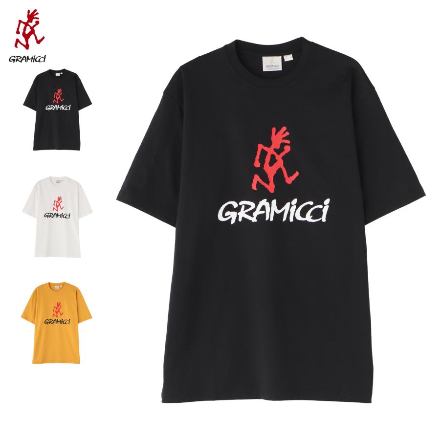 GRAMICCI Gramicci グラミチ Tシャツ 半袖 ロゴ メンズ 速乾 綿 LOGO TEE ブラック ホワイト イエロー 黒 白 G4SU-T097 : Goods Lab ...