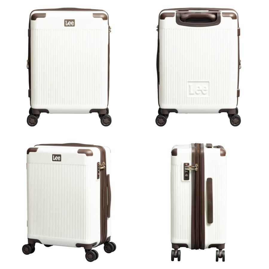 Lee（リー） スーツケース キャリーケース キャリーバッグ メンズ レディース 38-47L 機内持ち込み SSサイズ 拡張可能 TSA ...