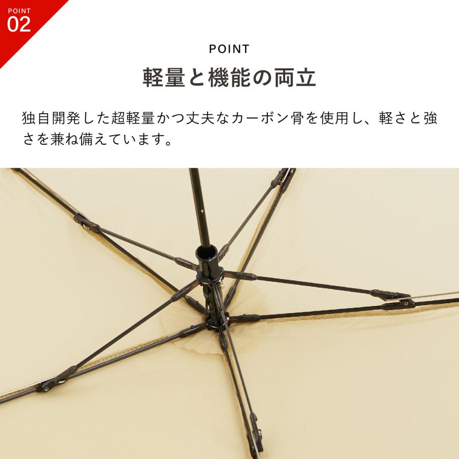 マジカルテック MAGICAL TECH 折りたたみ傘 軽量 晴雨兼用 雨傘 日傘 メンズ レディース 50cm UVカット 紫外線対策 ヘムボーダー 31-230-10286-02 ...