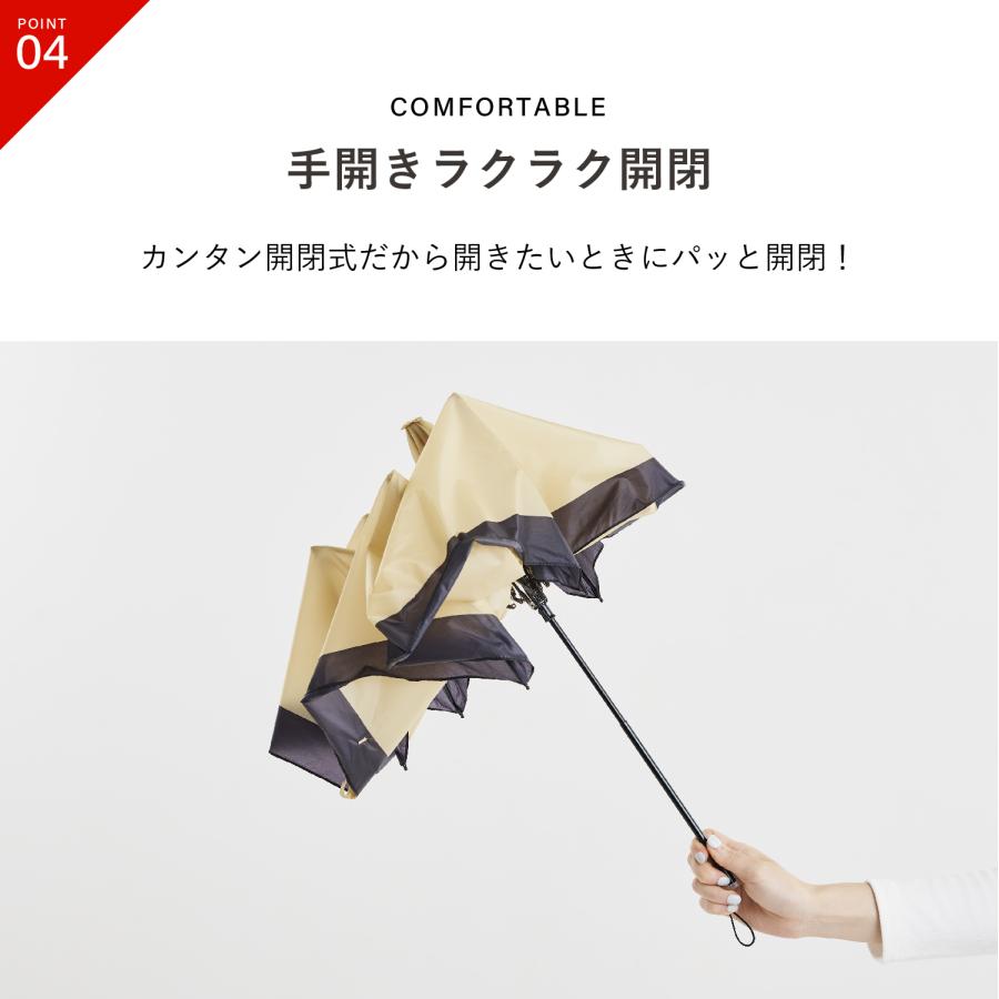 マジカルテック MAGICAL TECH 折りたたみ傘 軽量 雨傘 レディース 55cm スリム コンパクト ヘムボーダー 50 ネイビー ブルー ピンク 10286 母の日 : Goods ...