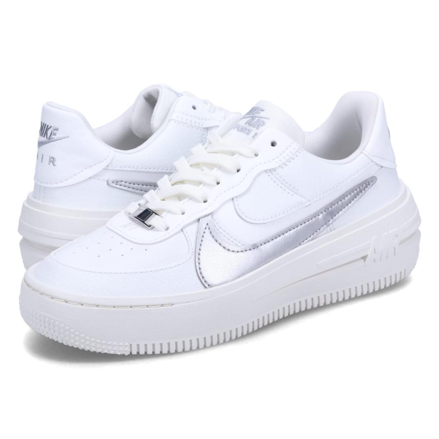 NIKE ナイキ エアフォース1 スニーカー レディース AIR FORCE 1 W AF1 PLT.AF.ORM ホワイト 白 DJ9946 ...