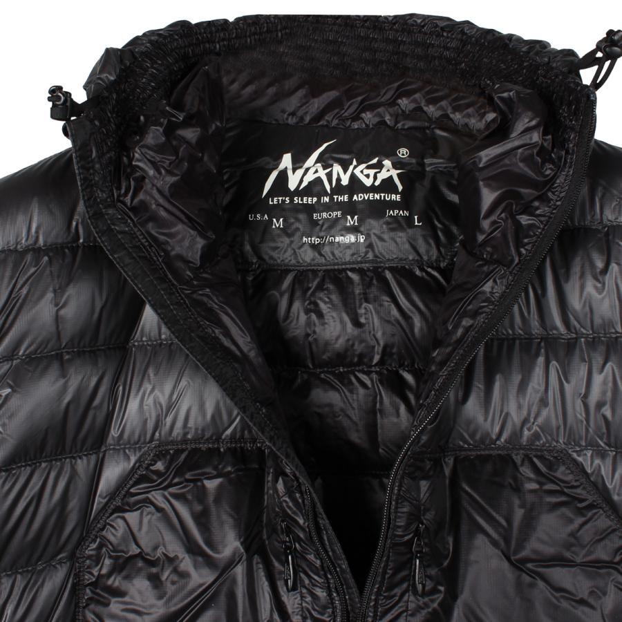 NANGA ナンガ ダウンジャケット ダウンパーカー アウター エアリアル メンズ 軽量 防寒 パッカブル アウトドア ブラック 黒 N1AR ...