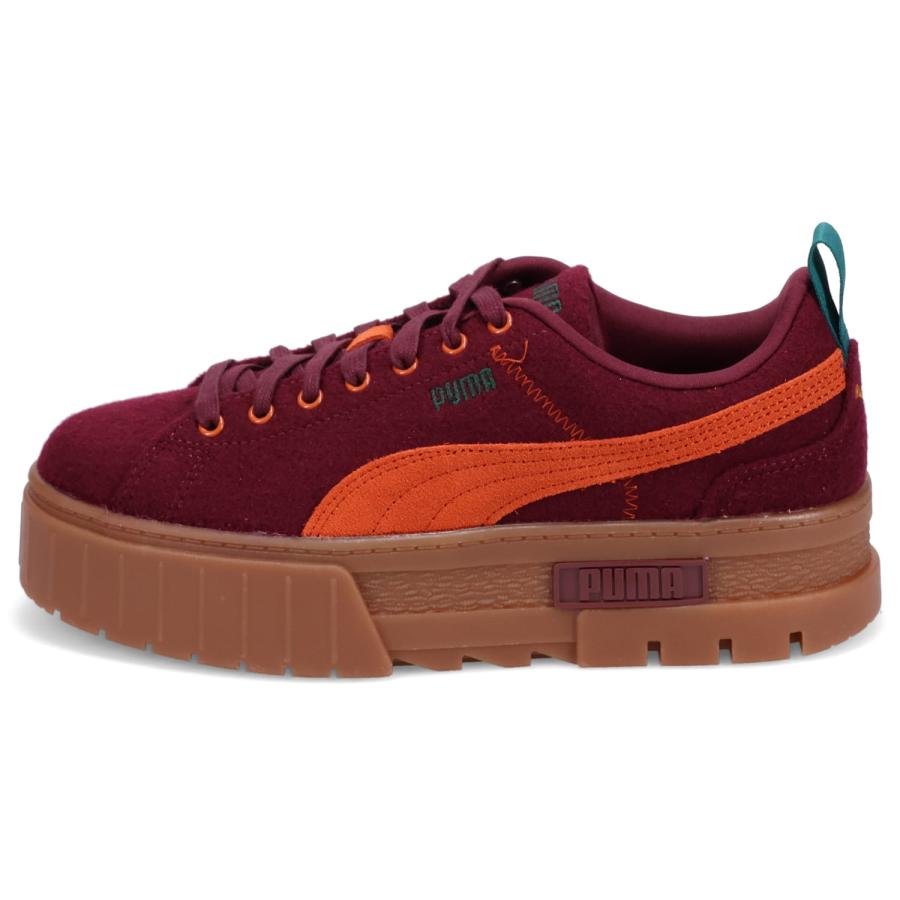 PUMA（プーマ） スニーカー メイズ レディース 厚底 MAIZE WS WOOLY WNS ワインレッド 386583-02 ...